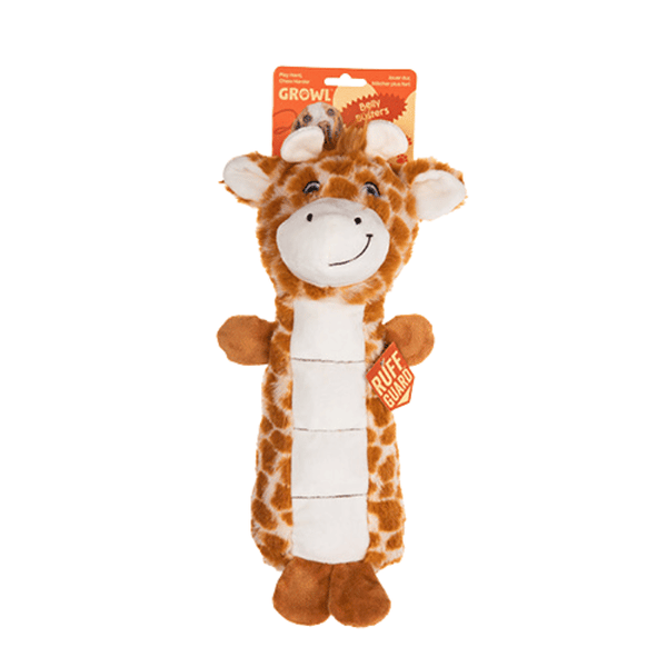 Growl Belly Busters - Ginny the Giraffe - dog toy - Sherbrooke Canin