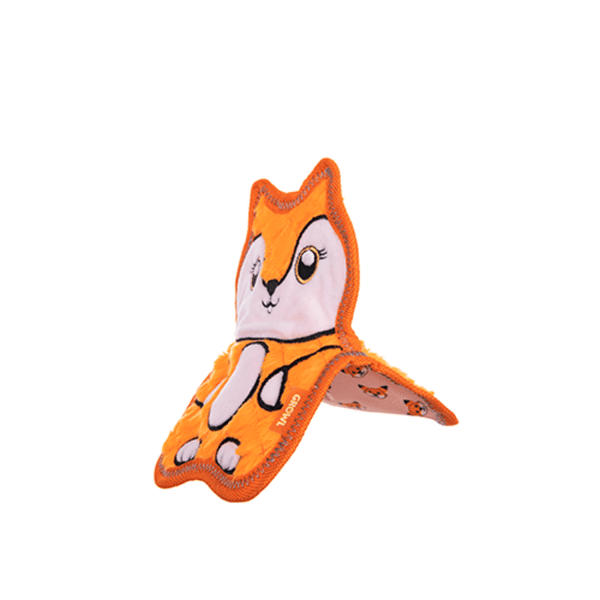 Growl Flip Floppz - Fergie the Fox, Dog Toy - Sherbrooke Canin