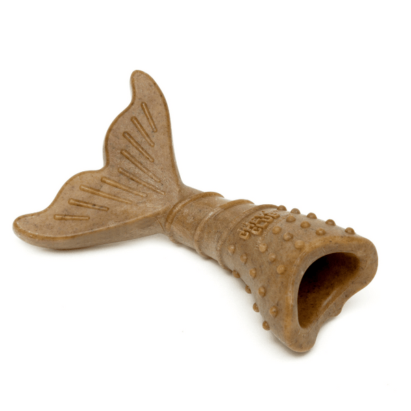 Powerbone Dog Chew Toy, Nylon & Bamboo - Mermaid Tail 6" - Sherbrooke Canin