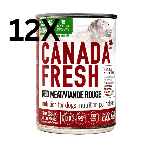 Canada Fresh Red Meat wet dog food - Sherbrooke Canin