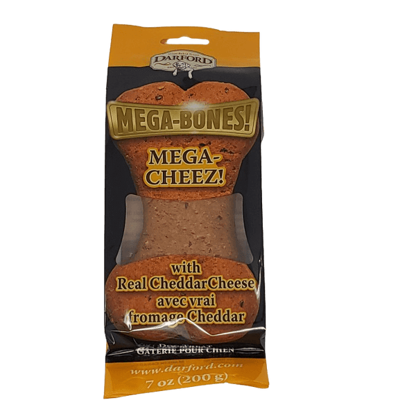 Mega Biscuit for dogs - Darford Mega Bones cheddar cheese 7oz ...