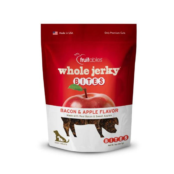 Fruitables Bacon & Apple Whole Jerky Bites - Sherbrooke Canin