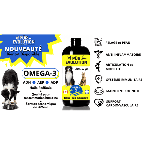 Huile de loup-marin PUR Evolution - Sherbrooke Canin