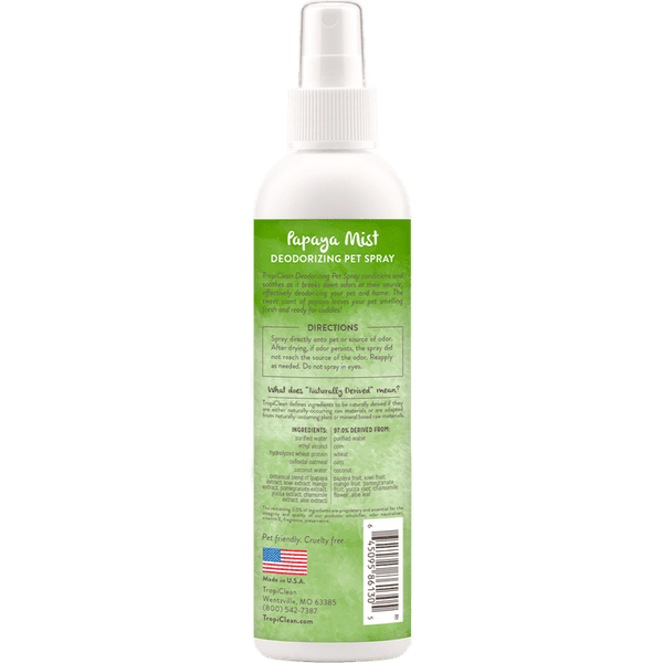 Papaya mist deodorant spray 8oz - Sherbrooke Canin